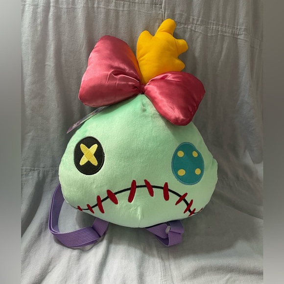 Disney | Bags | New Walt Disney Lilo Stitch Scrump Head Shaped Plush ...